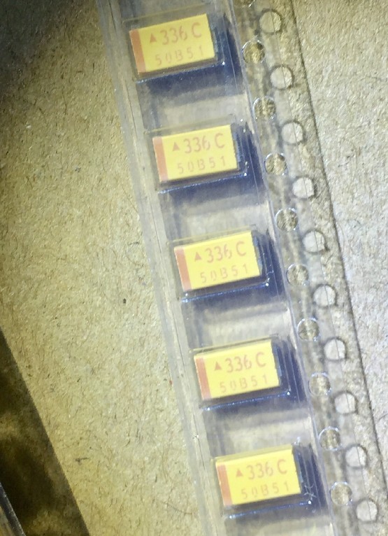 33uF 16V 6032 336C, AVX C tantalum capacitor ，supply samples